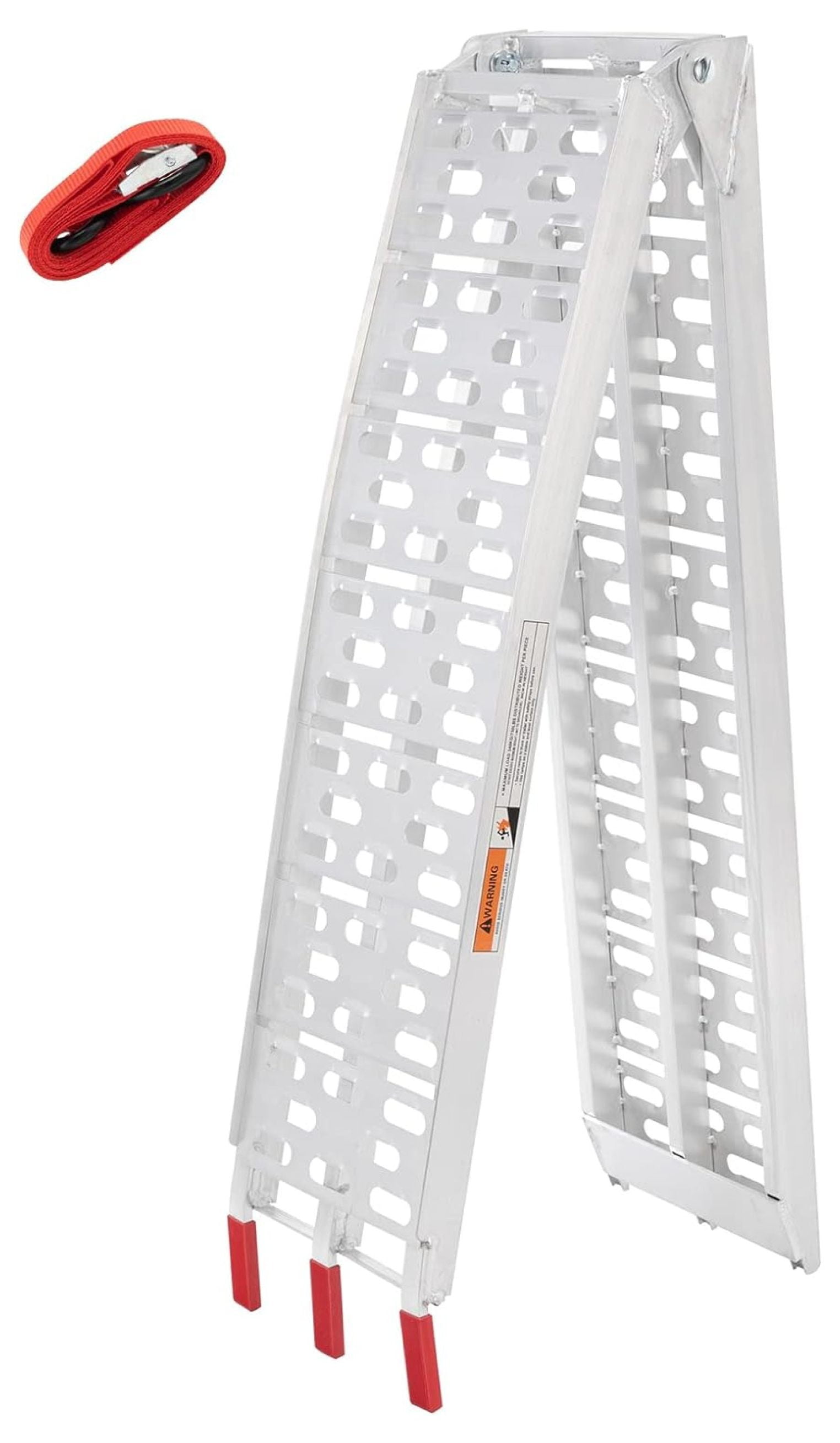 1Pc 7.5' Aluminum Folding Loading Ramp Pickup Trucks Bed, Trailers Ramp ...