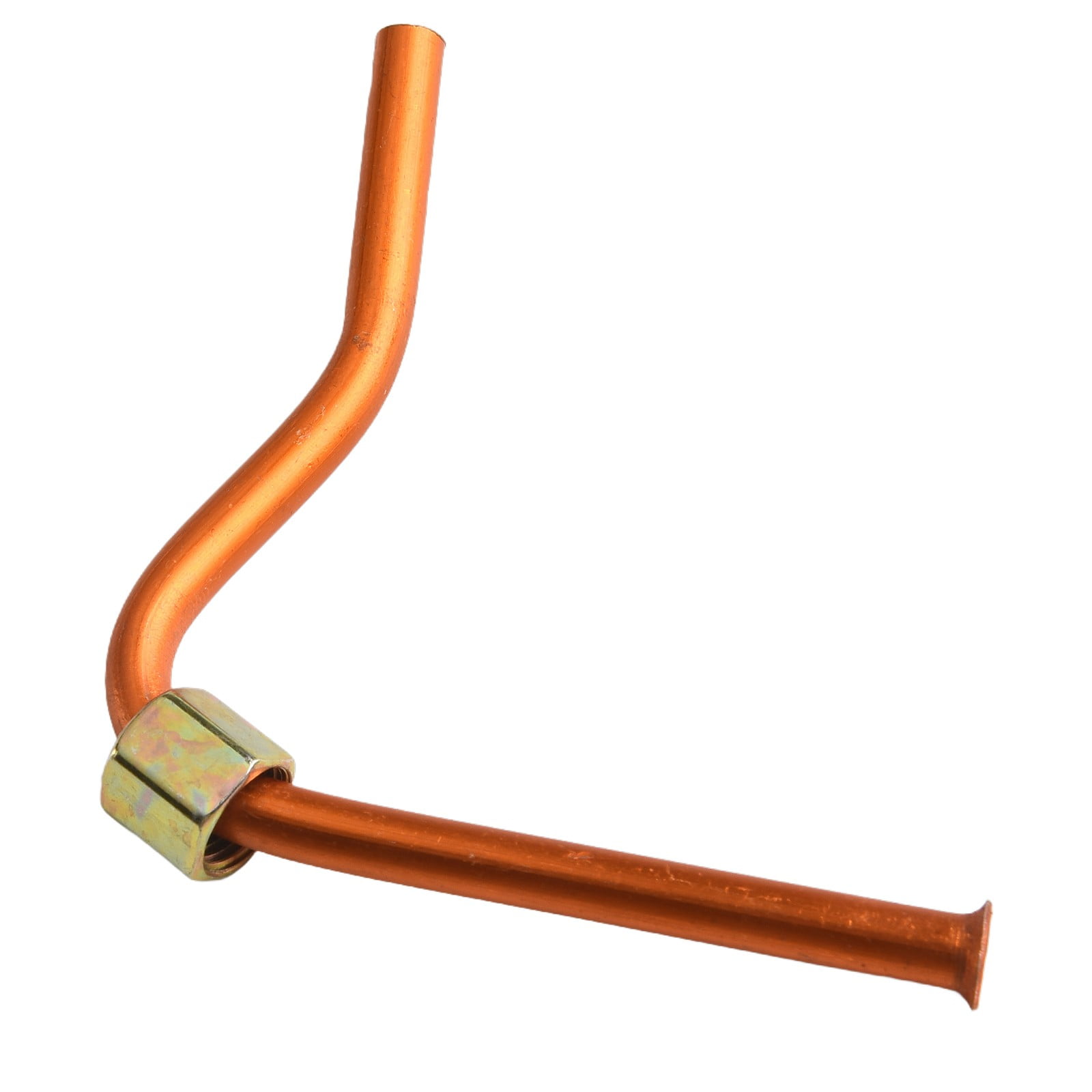 1Pc 7 Shaped Small Aluminum Air Compressor Exhaust Tube Replacement ...