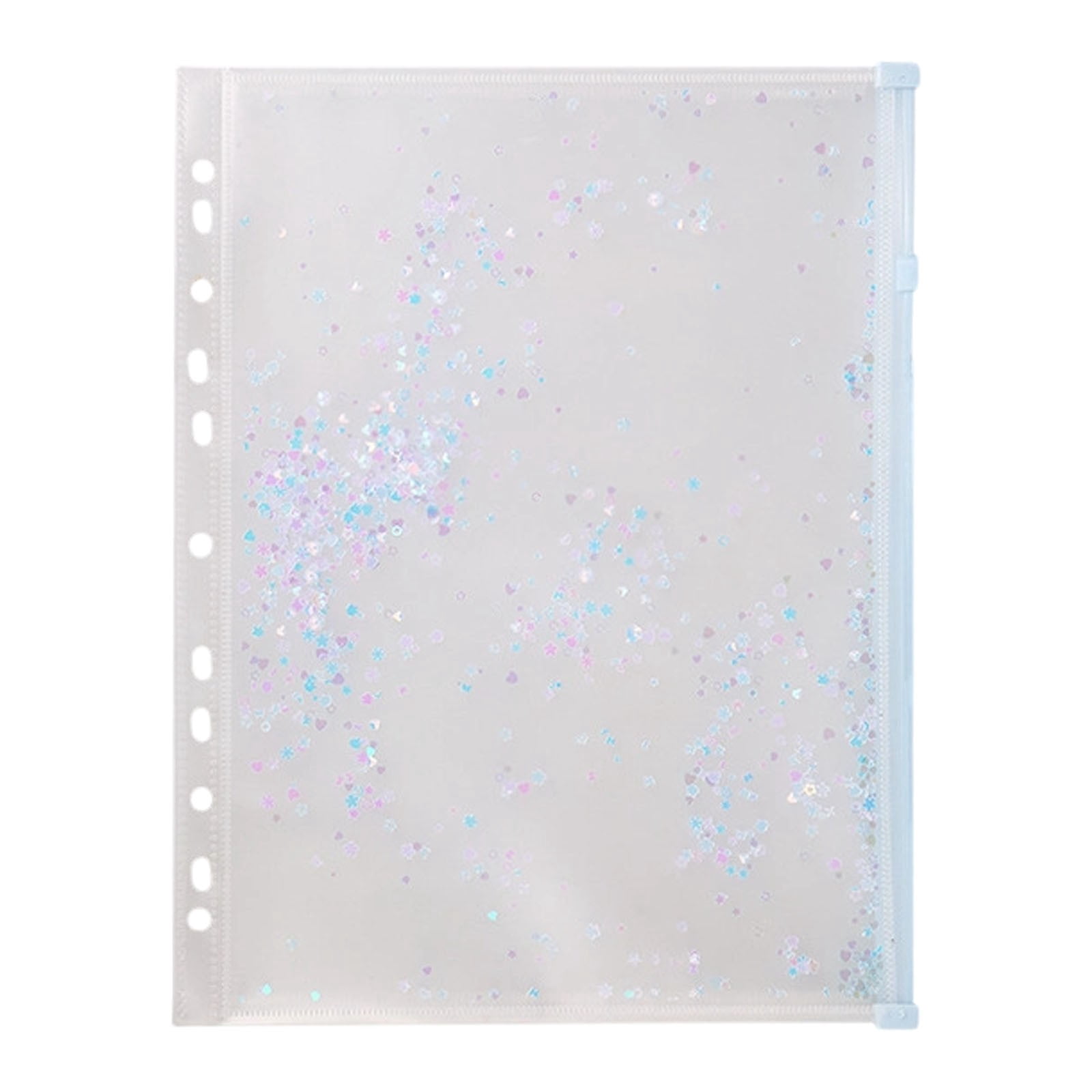 1Pc A4 Plastic Binder Zipper,Clear Envelope Folders Planner Waterproof ...