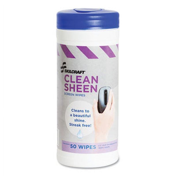 1Pc AbilityOne 7930014541138, SKILCRAFT, Computer Screen Wet Wipes, 5 x ...
