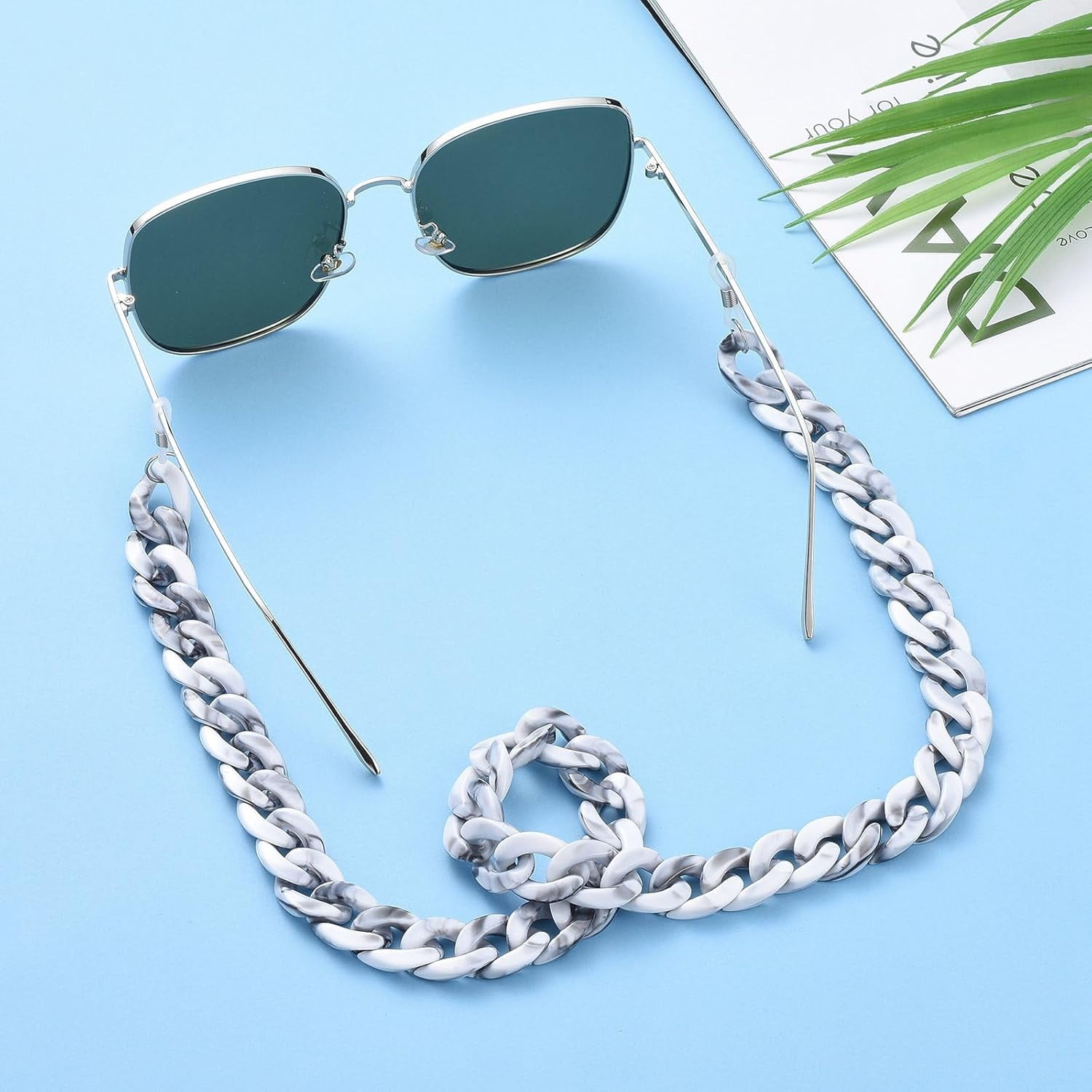 1Pc Acrylic Curb Chains Eyeglasses Chains Neck Strap for Eyeglasses ...