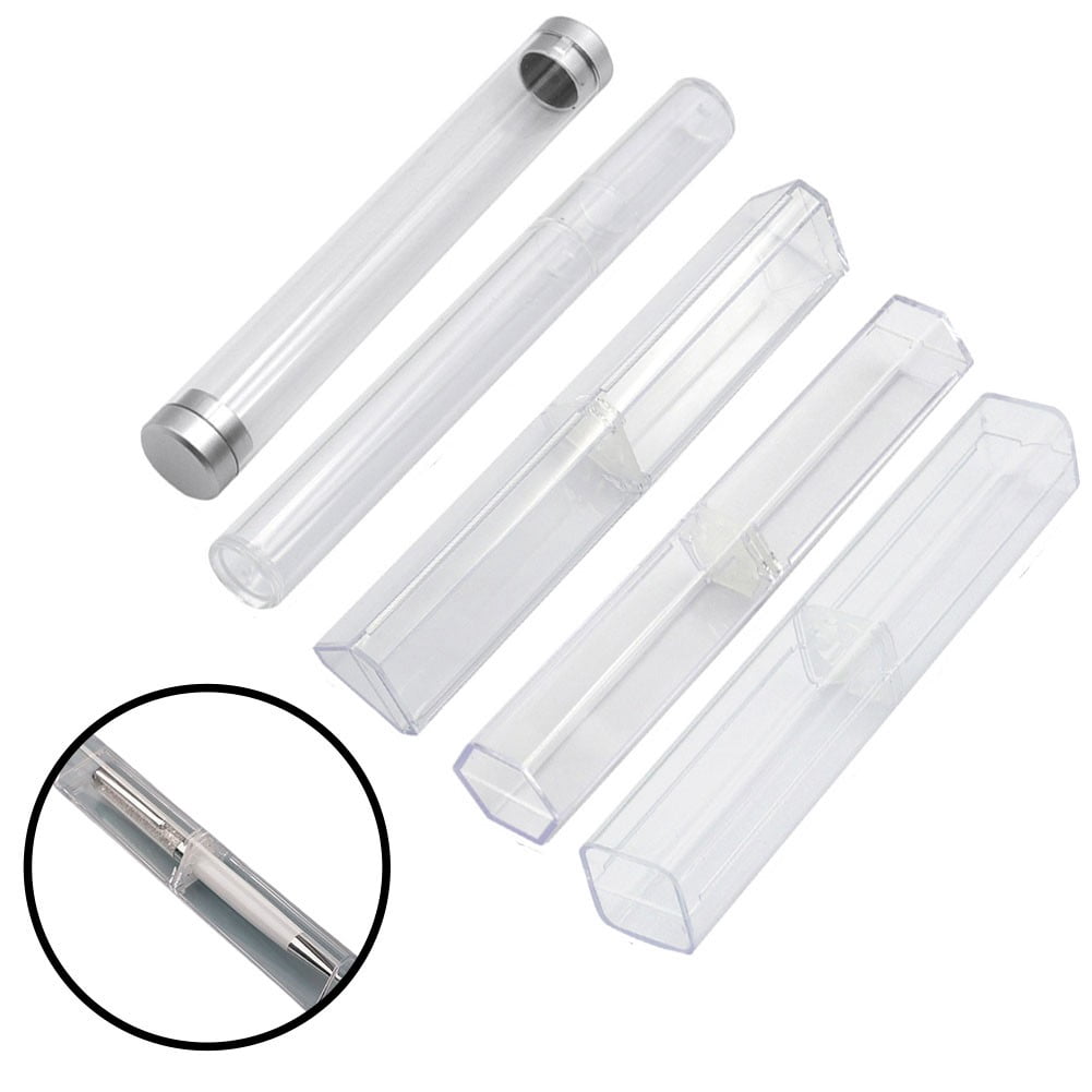 1Pc Acrylic Microblading Pen Box Display Storage Plastic Gift Box Metal ...