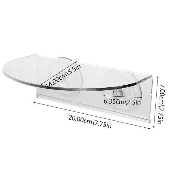 Suction Cup Window Shelf