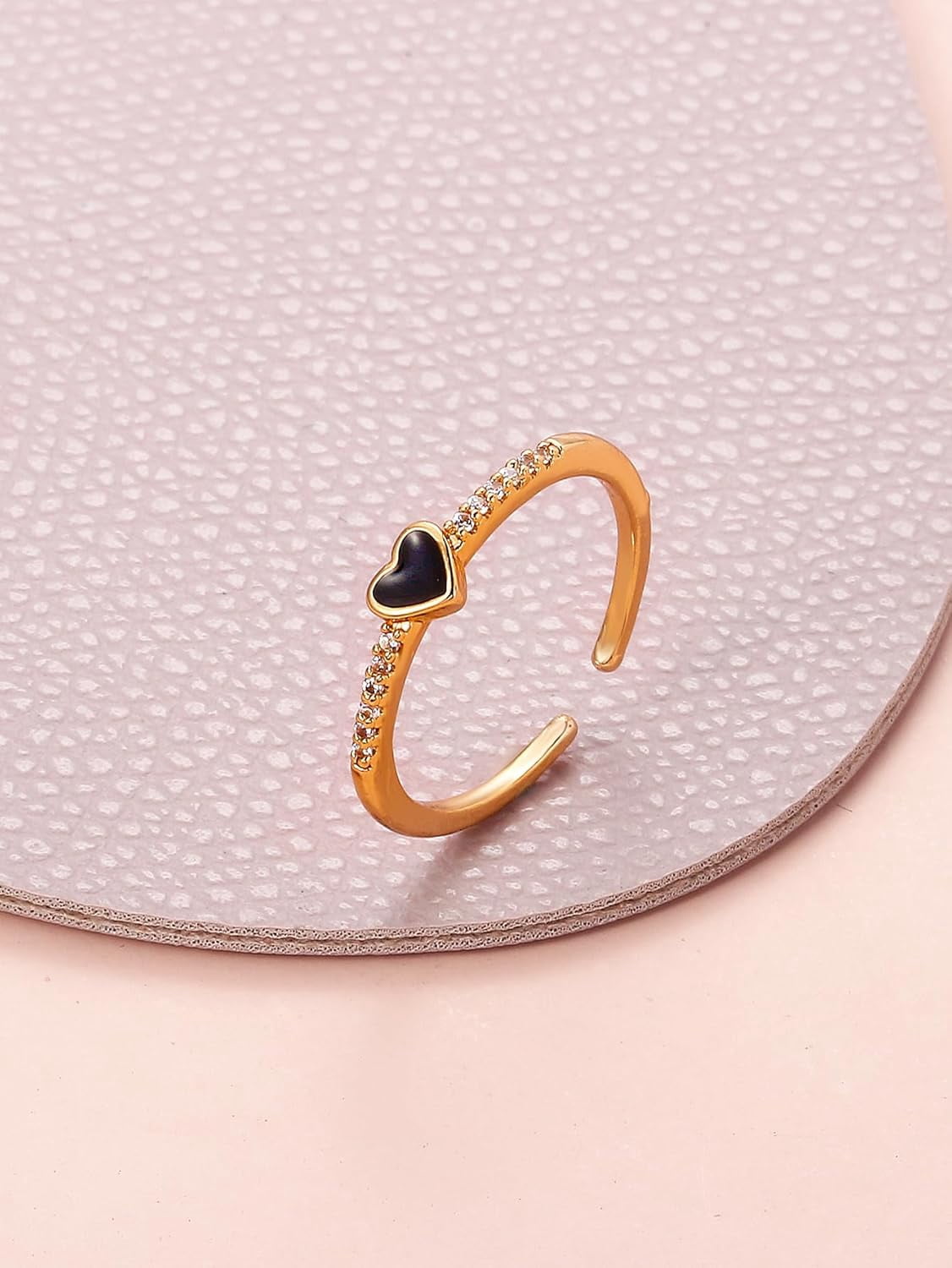 1Pc Adjustable Brass Micro Pave Cubic Zirconia Cuff Rings for Women ...