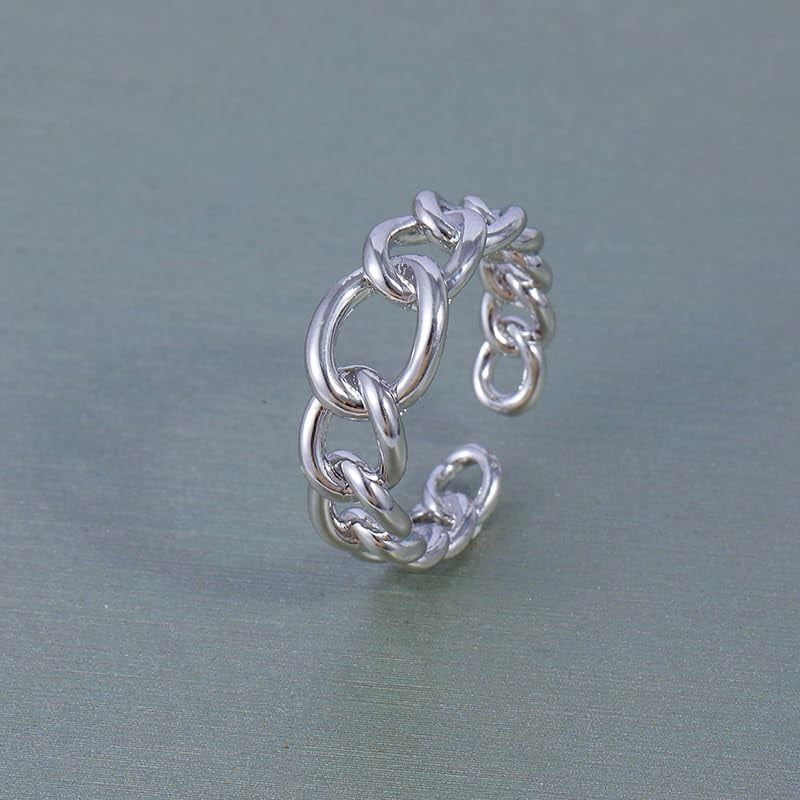 1Pc Adjustable Knuckle Rings Open Mouth Finger Rings Jewelry Stackable ...