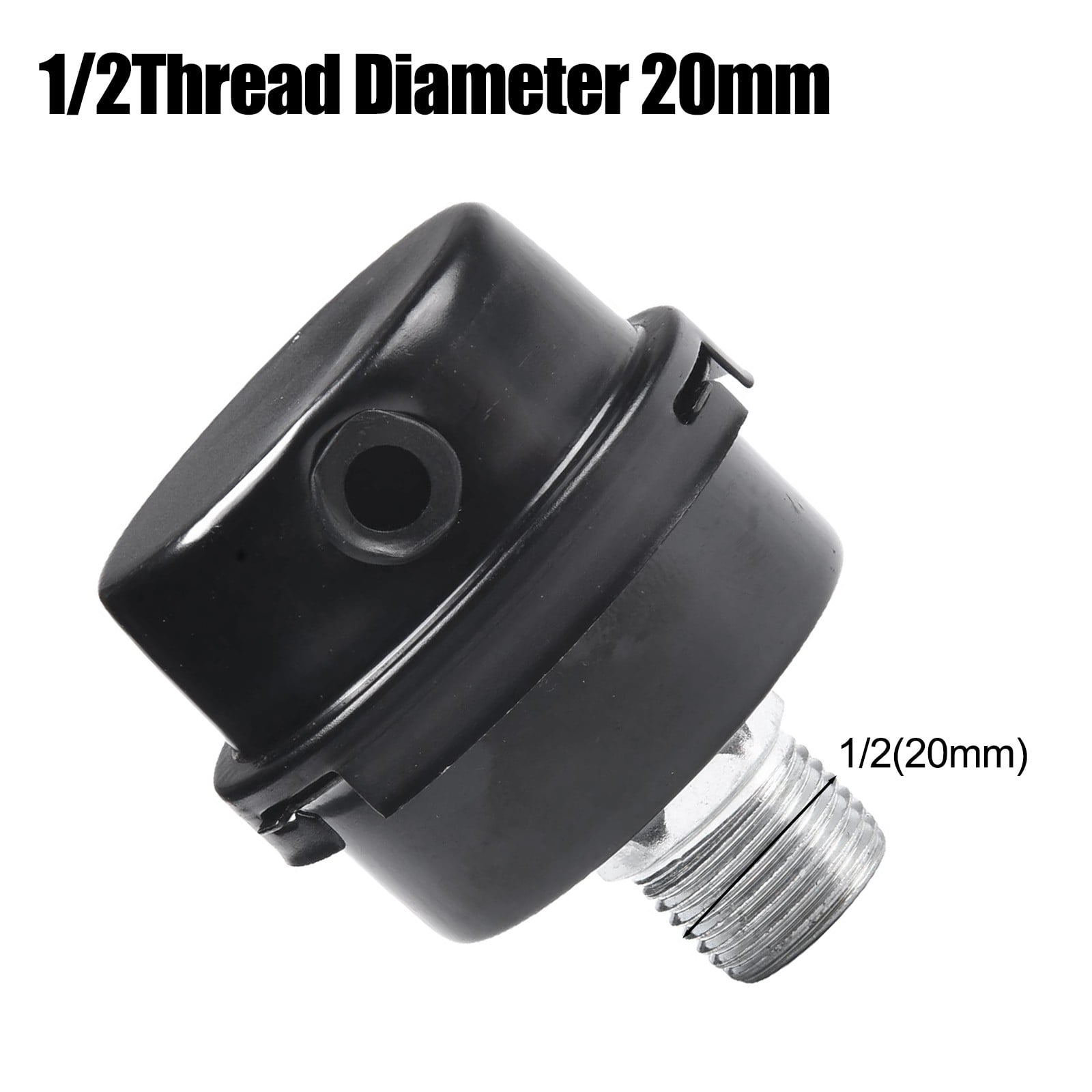 1Pc Air Compressor Muffler All-Iron Oil-Free Silent Air Compressor ...