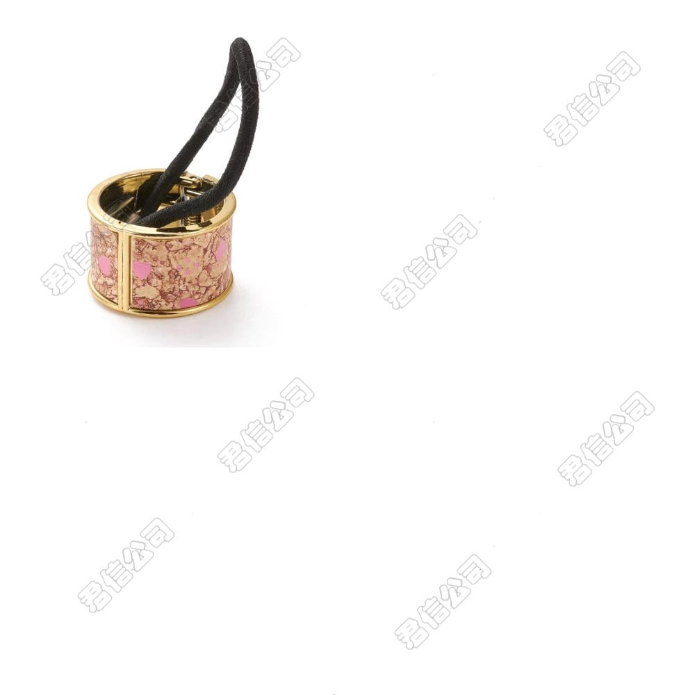 1Pc Alloy Elastic Hair Tie Ponytail Cuff with Enamel Heart Pattern 33 ...