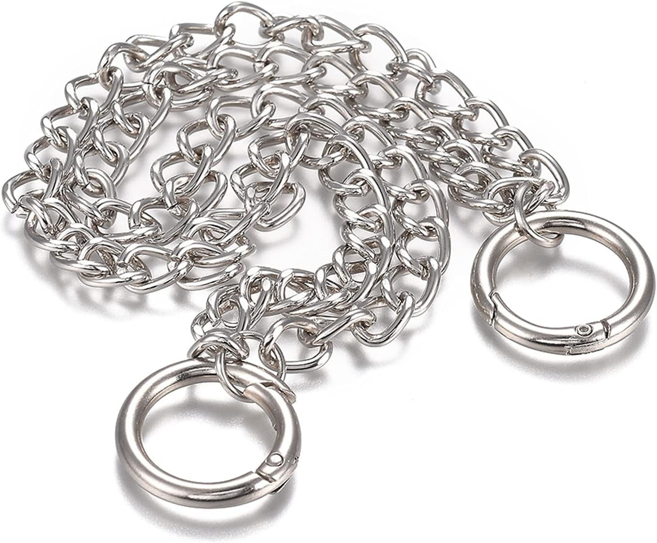 1Pc Alloy Pocket Chain with Spring Gate Rings for Belt Loop Jeans and ...
