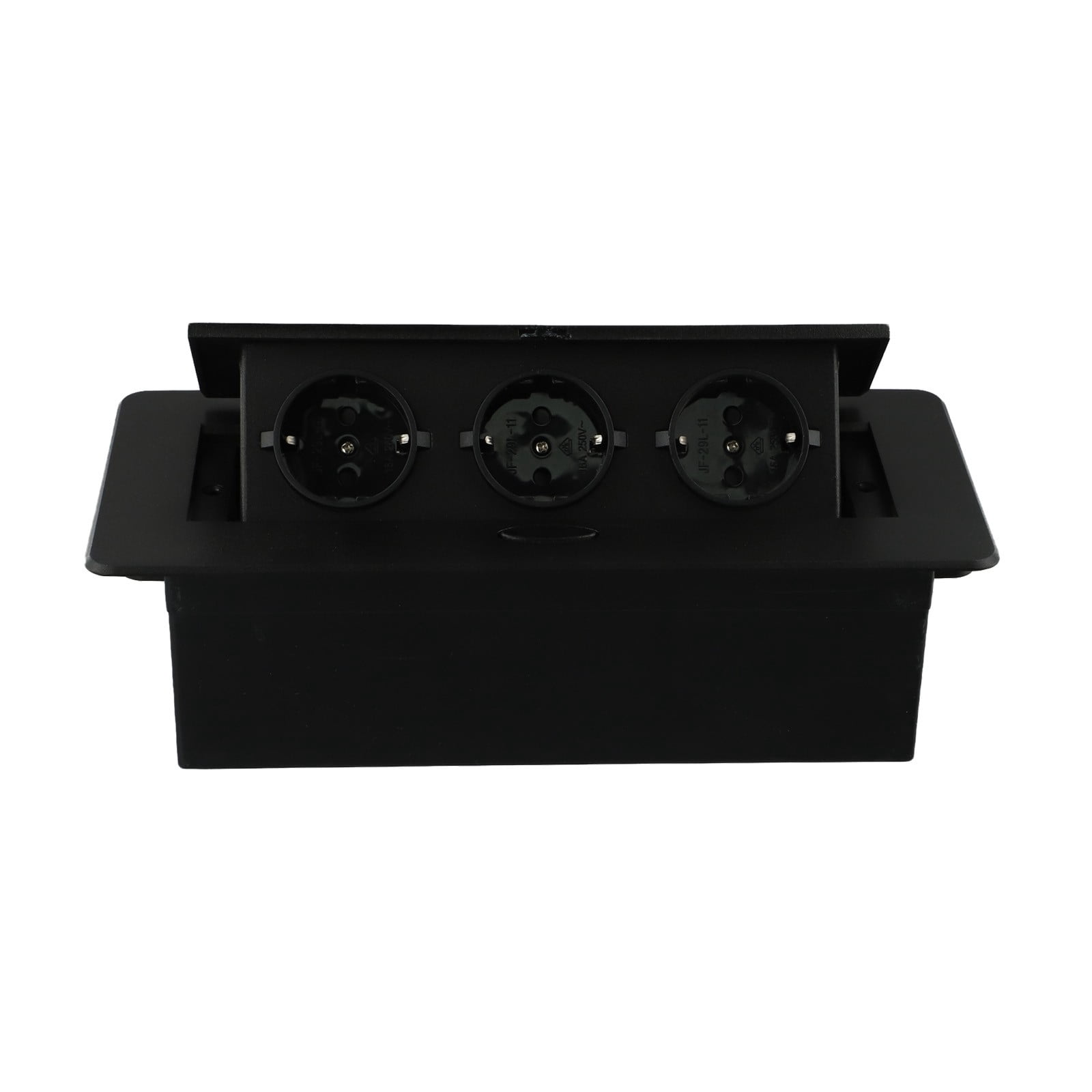 1Pc Aluminum Recessed Built-In Socket, 3-Way Table Top Recessed Socket ...