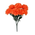 1Pc Artificial Carnation Pick 7-Fork Carnation Spray For Living Room ...