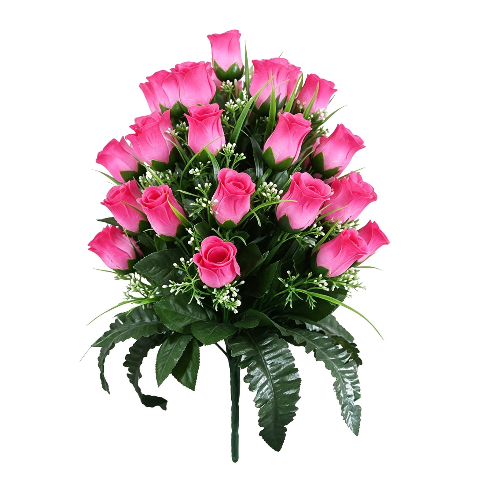 1Pc Artificial Flower Stake Ground Plug Artificial Flower Plastic For ...