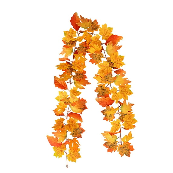 1Pc Artificial Maple Garland With Hook, 69Inch Fake Fall Leaves Vine ...