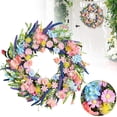 1Pc Artificial Spring Wreath Spring Wreath Plastic For Front Door Wall ...