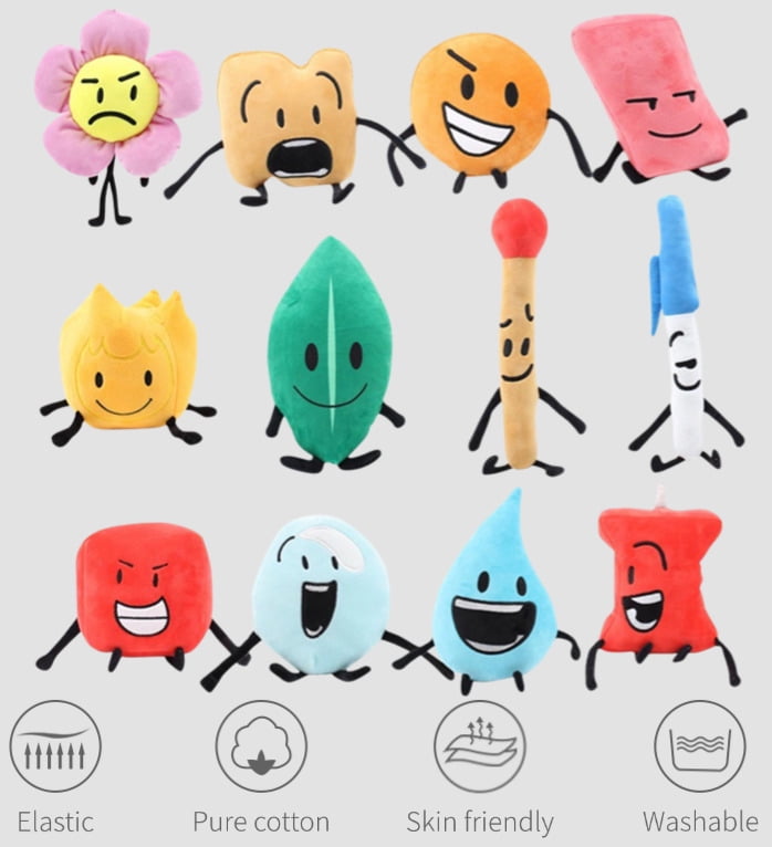 1Pc BFDI Plush Toys, Battle For Dream Island Stuffed Animal Plushies ...
