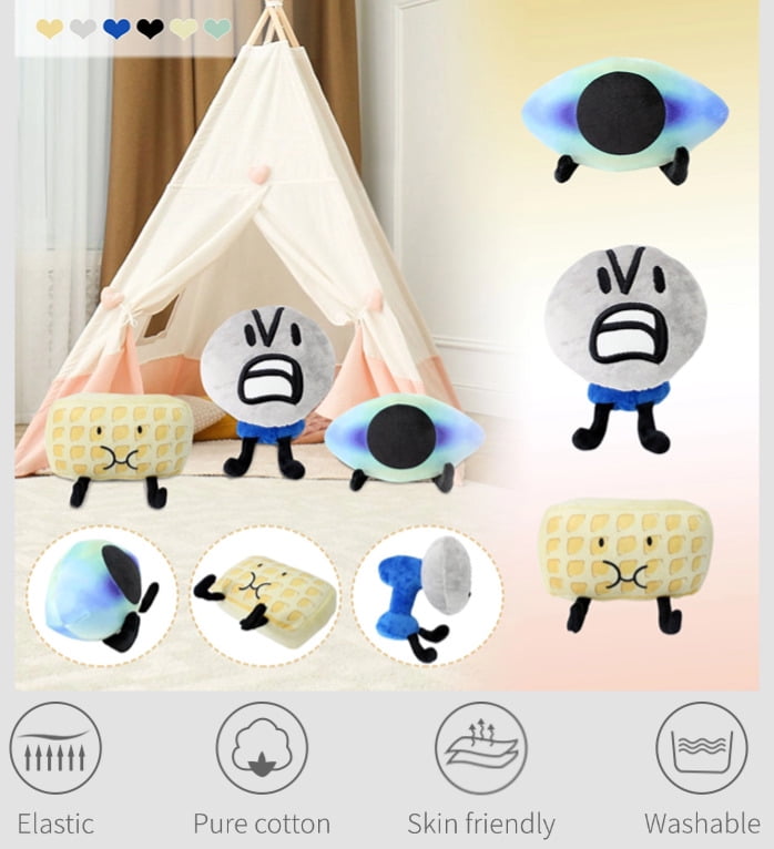 1Pc BFDI Plush Toys, Battle For Dream Island Stuffed Animal Plushies ...