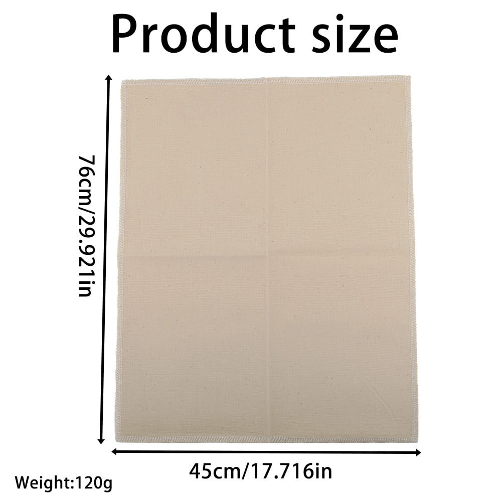 1Pc Bakers Couche, Linen Pastry Proofing Cloth for Bread Dough Baking ...
