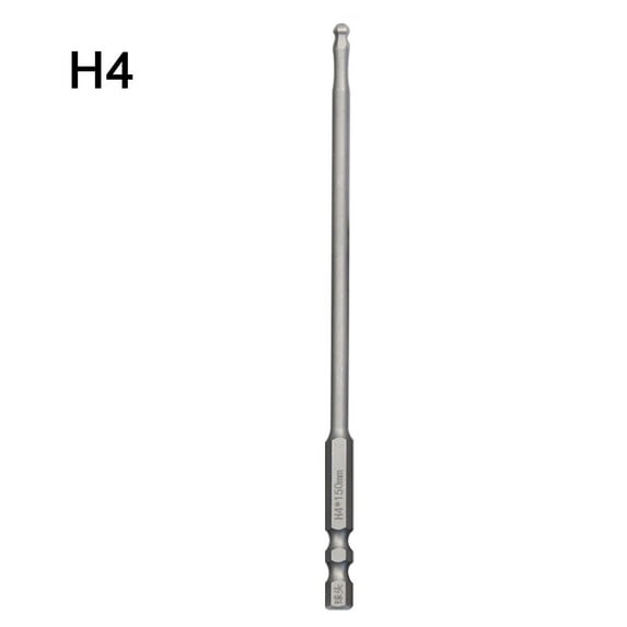 1Pc Ball End Hex Screwdriver Bit Metric Hex Bit 150Mm Long Magnetic Driver Bit High Hardness ...