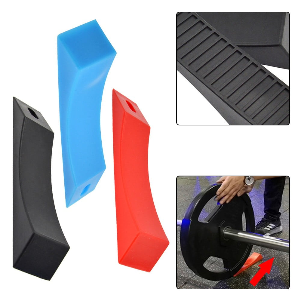 1Pc Barbell Pad Silicone 23X4.5X3Cm Anti-Slip Deadlift Barbell Weight ...