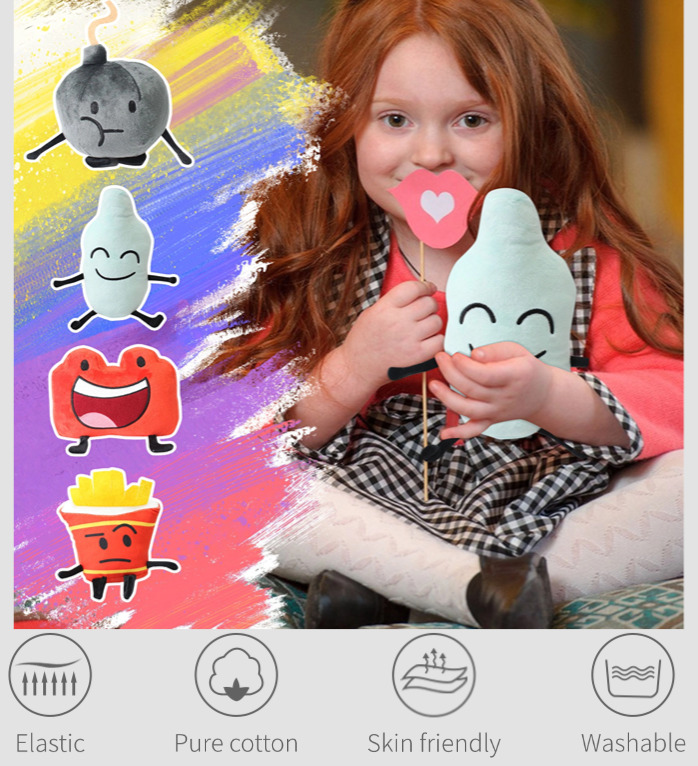 1Pc Bfdi Plush Toys Series,Battle for Dream Island Plushies Doll, Anime ...