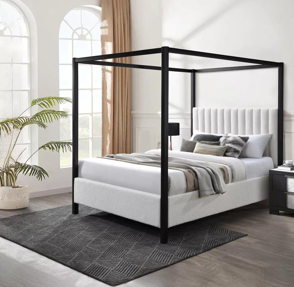Black canopy bed walmart store