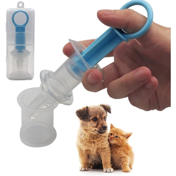 1Pc Blue Pet Medicine Feeder Liquid Oral Syringe Milk Nursing Bottles ...