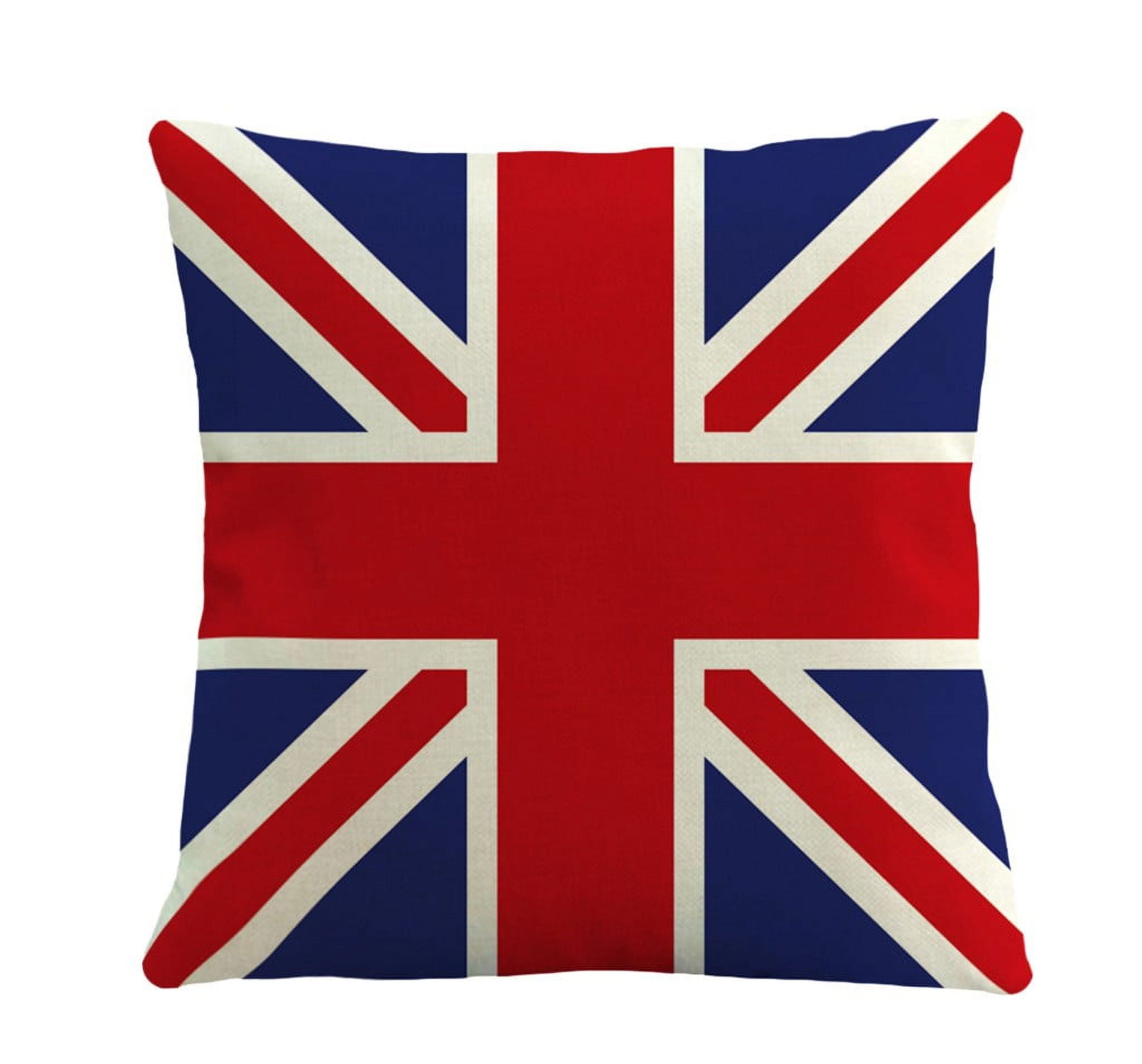 1Pc British Flag Pattern Decorative Classic Pillow Case Cushion Cover ...