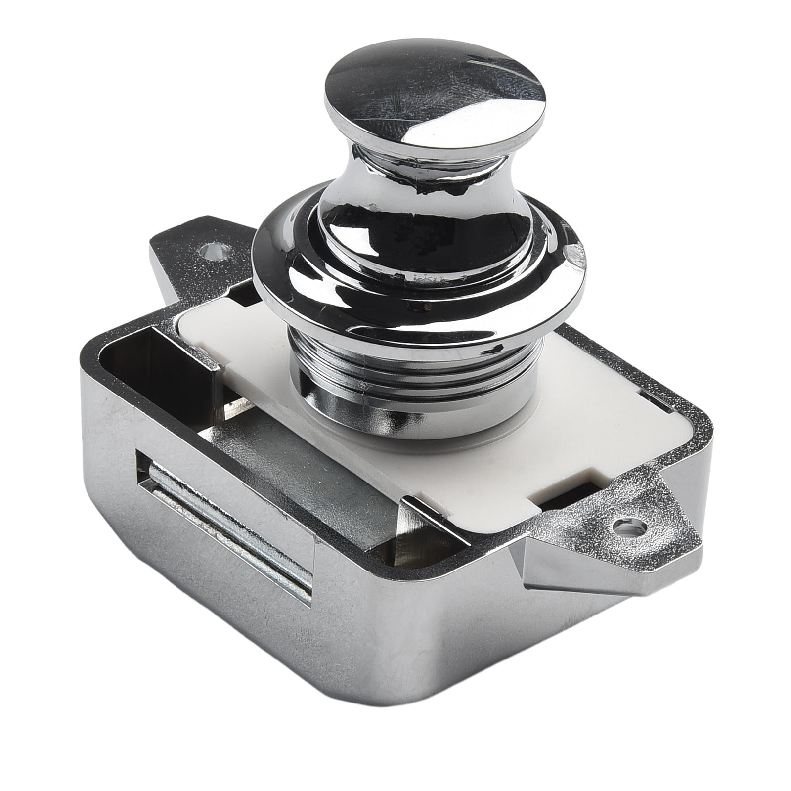1Pc Campervan Cabinet Door Lock Push Button Lock Cabinet Door Campervan Drawer Furniture Latch ...