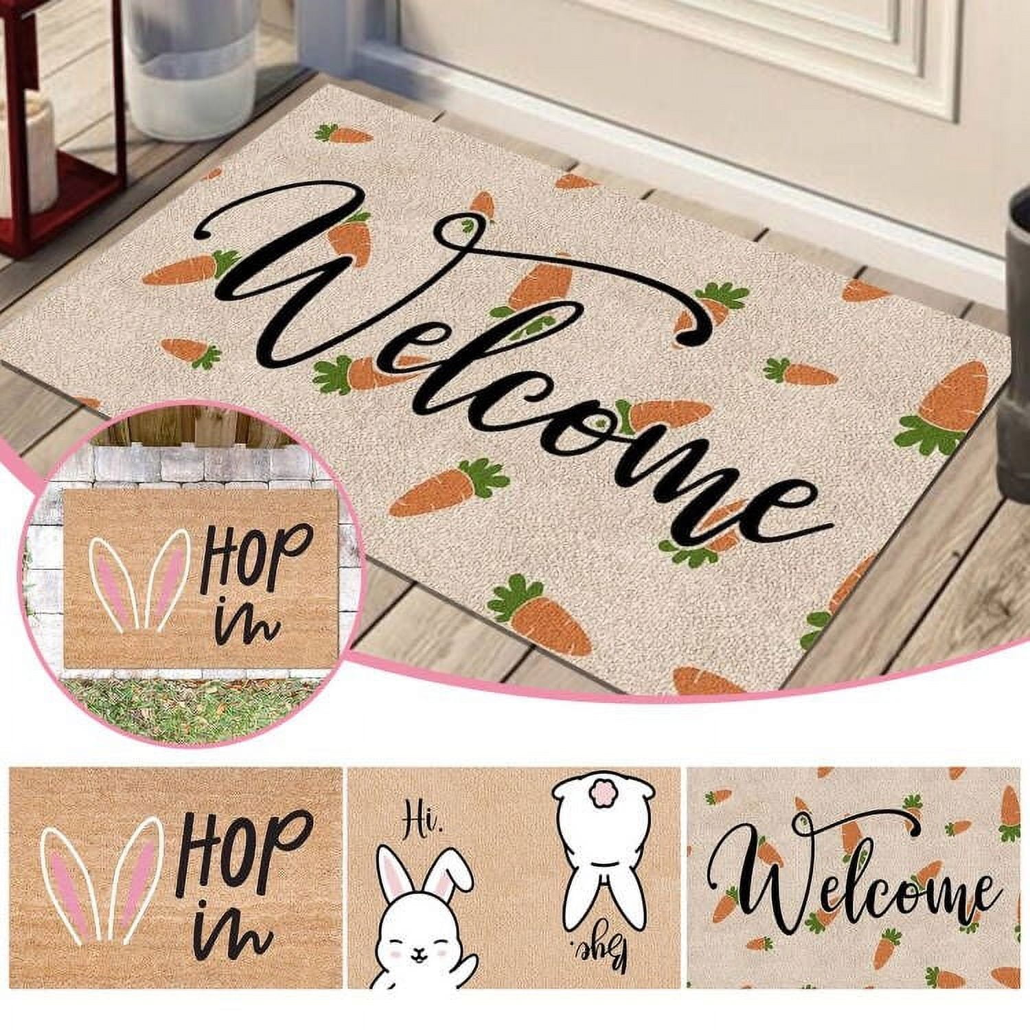 1Pc Carpet Easter Doormat Entrance Front Door Mat for Home Bedroom ...