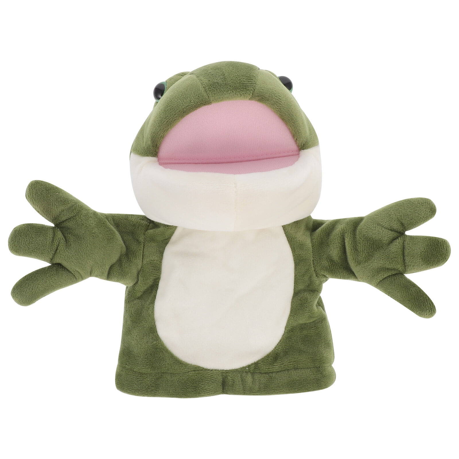 1Pc Cartoon Animal Hand Puppet Adorable Plush Frogs Hand Puppet Toy ...