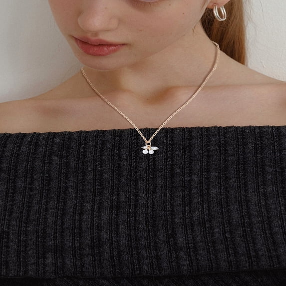 1Pc Cherry Pendant Necklaces with Alloy Cable Chain & Rhinestone ...