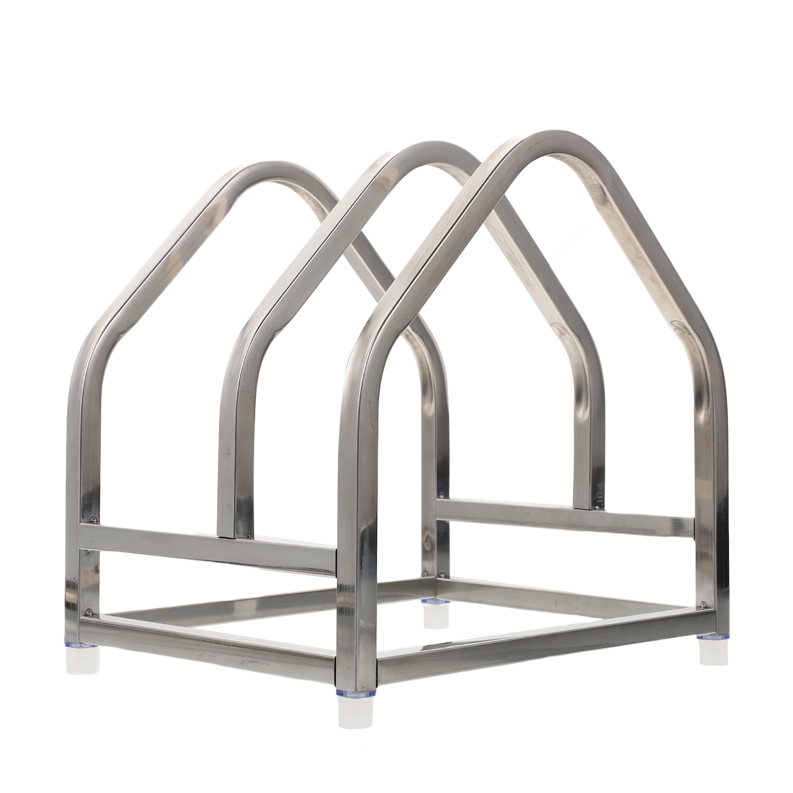 1 Pc Chopping Board Holder 2 Layers Stainless Steel Kitchen Storage ...