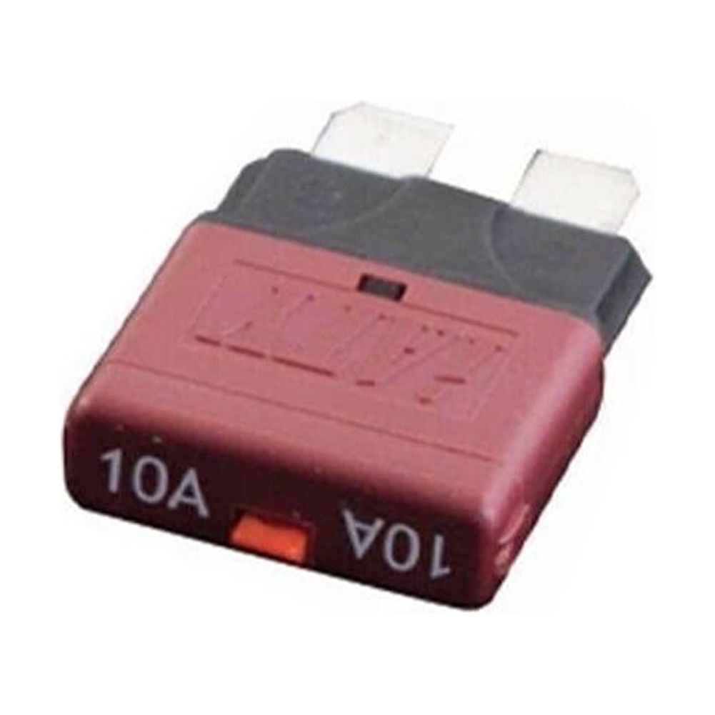 1Pc Circuit Breaker Blade Fuse 12V 24V Resettable 10A Marine automatic ...