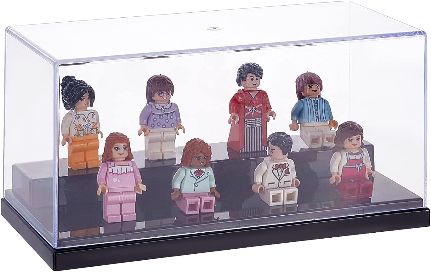 1Pc Clear Acrylic Display Case Box Dupstproof Protection Showcase with ...