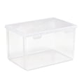 1Pc Clearance Sale! Plastic Stackable Storage Box with Lid, Desktop ...