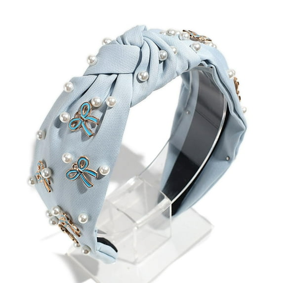1Pc Cloth Hair Bands Hair Accessories for Women with Imitation Pearl ...