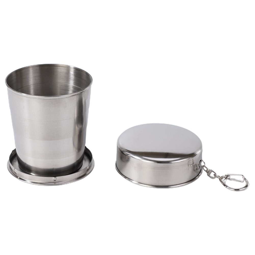 1Pc Collapsible Travel Cups for Dishes & Utensils , Stainless Steel ...