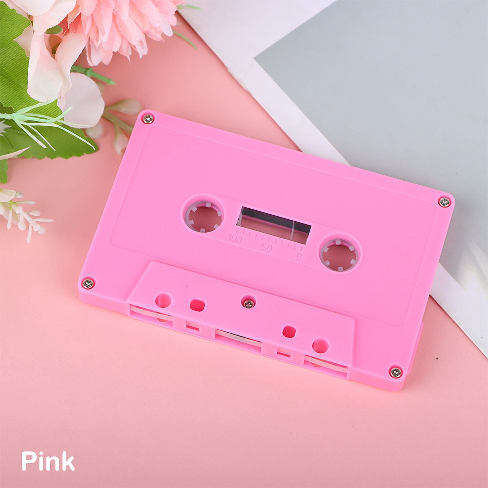 1Pc Color Blank Tape Case Audio Magnetic Audio Recording Cassette Tape ...