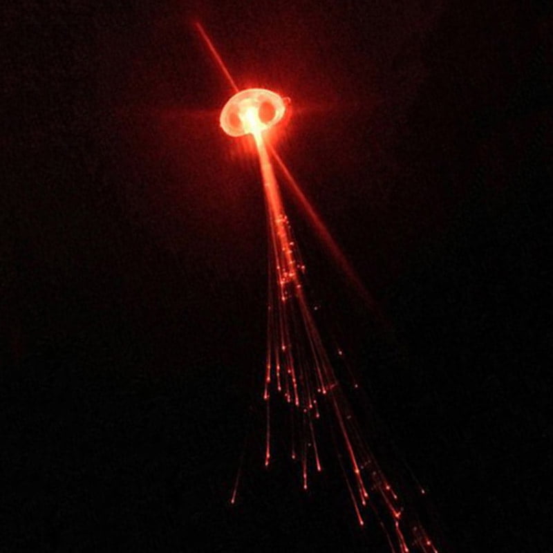 1Pc Colorful LED Glowing Flash Wigs Hair Braided Clip Hairpin Show Year ...