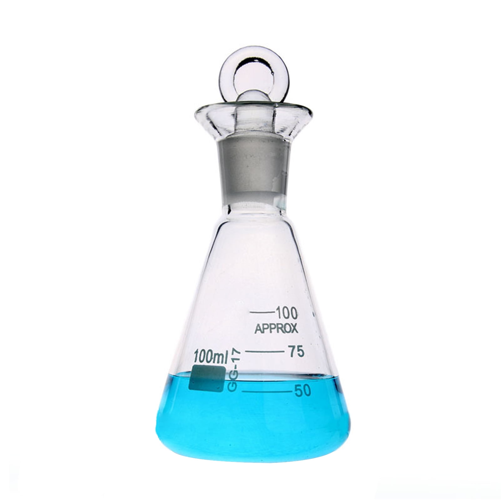1Pc Conical Flask, 50-1000ml Thick Wall Lab Glass Flared Open Triangle ...