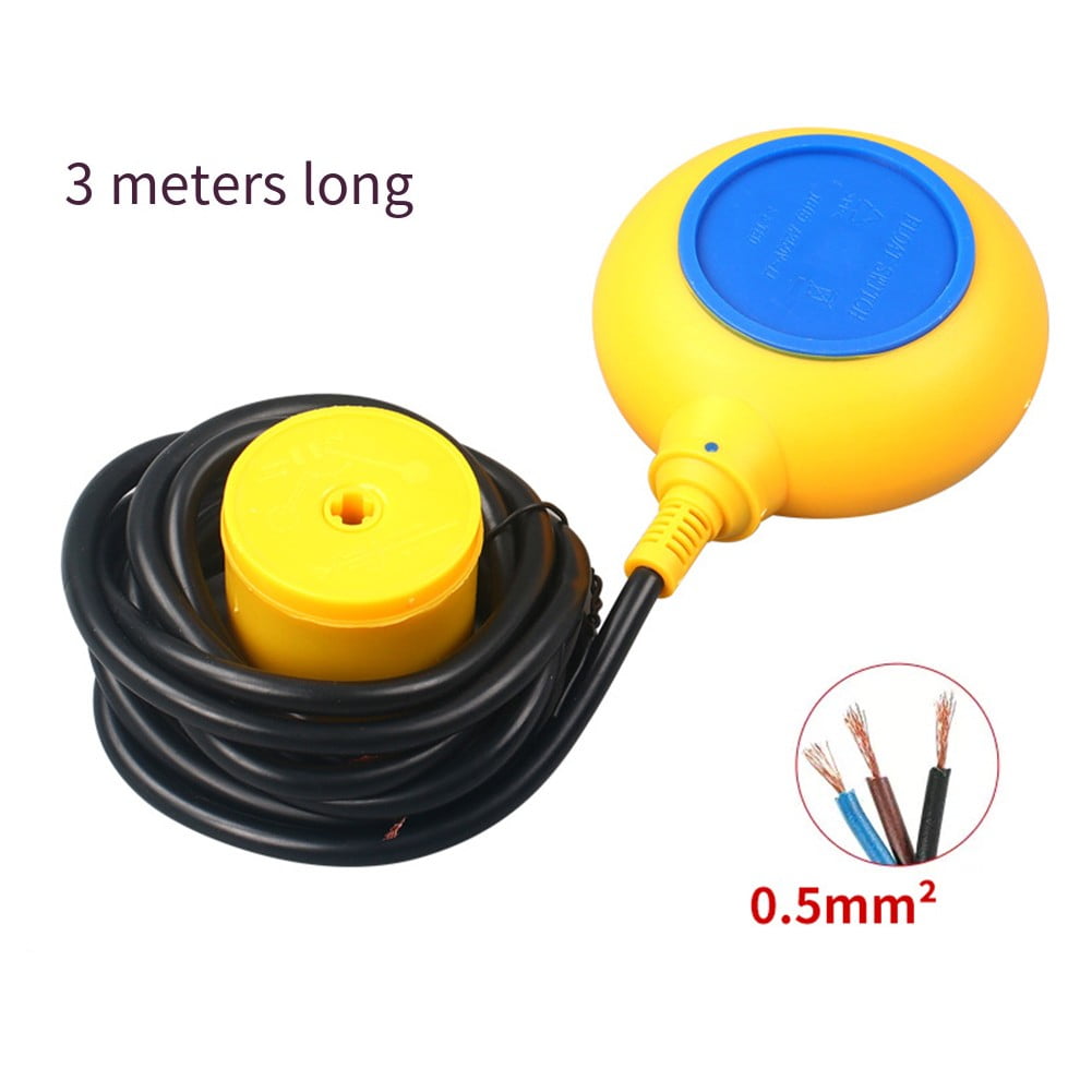 1PC Controller Tethered Float Switch for Sump Pumps Cable Float Water ...