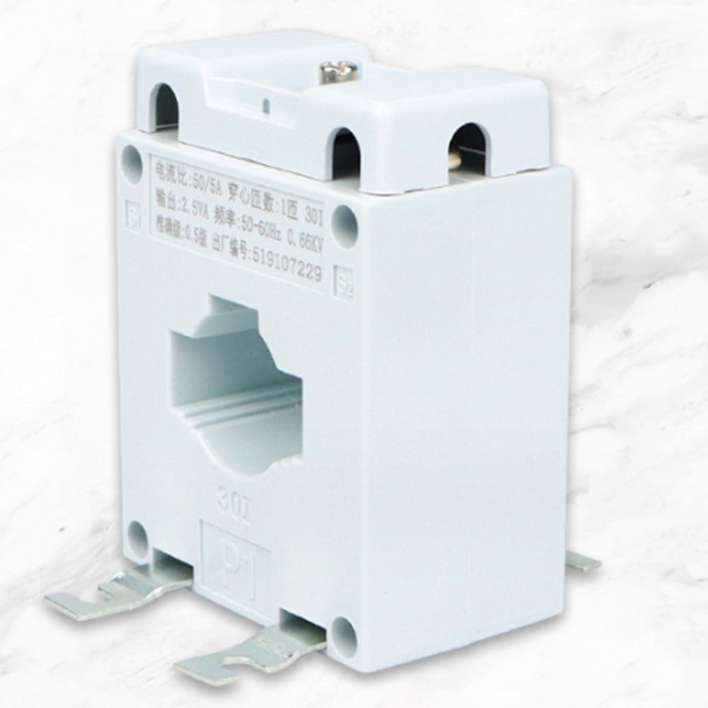 1Pc Copper Coil Current Transformer for Ac Ammeter Split Core Sensor ...