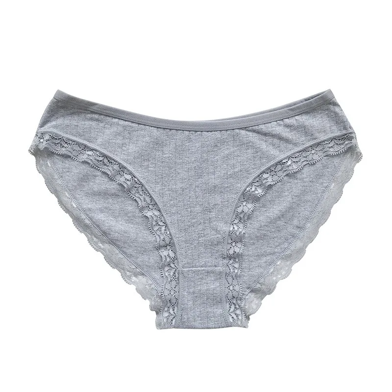 1Pc Cotton Panties Women Briefs Sexy Underwear Female Underpants Solid ...