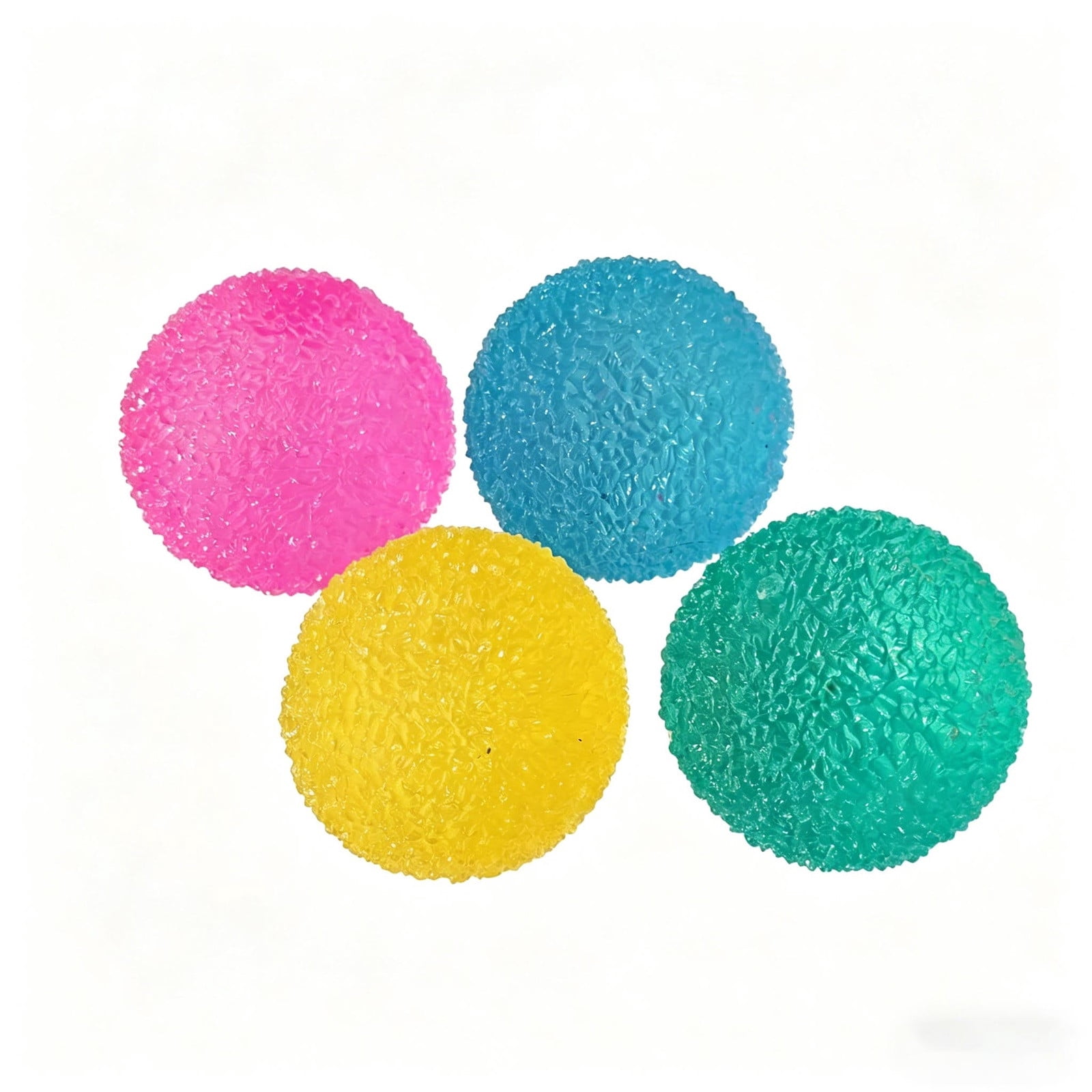 1Pc Crystal Filled Sensory Squeeze Ball, Multicolor Stress Relief Ball ...