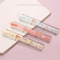 1Pc Cute Cartoon Animal Print Plastic Rulers,Farmhouse Teacher Prizes ...