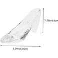 1Pc Decorative Crystal High Heel Shoe Adornment Transparent Mini Shoe ...