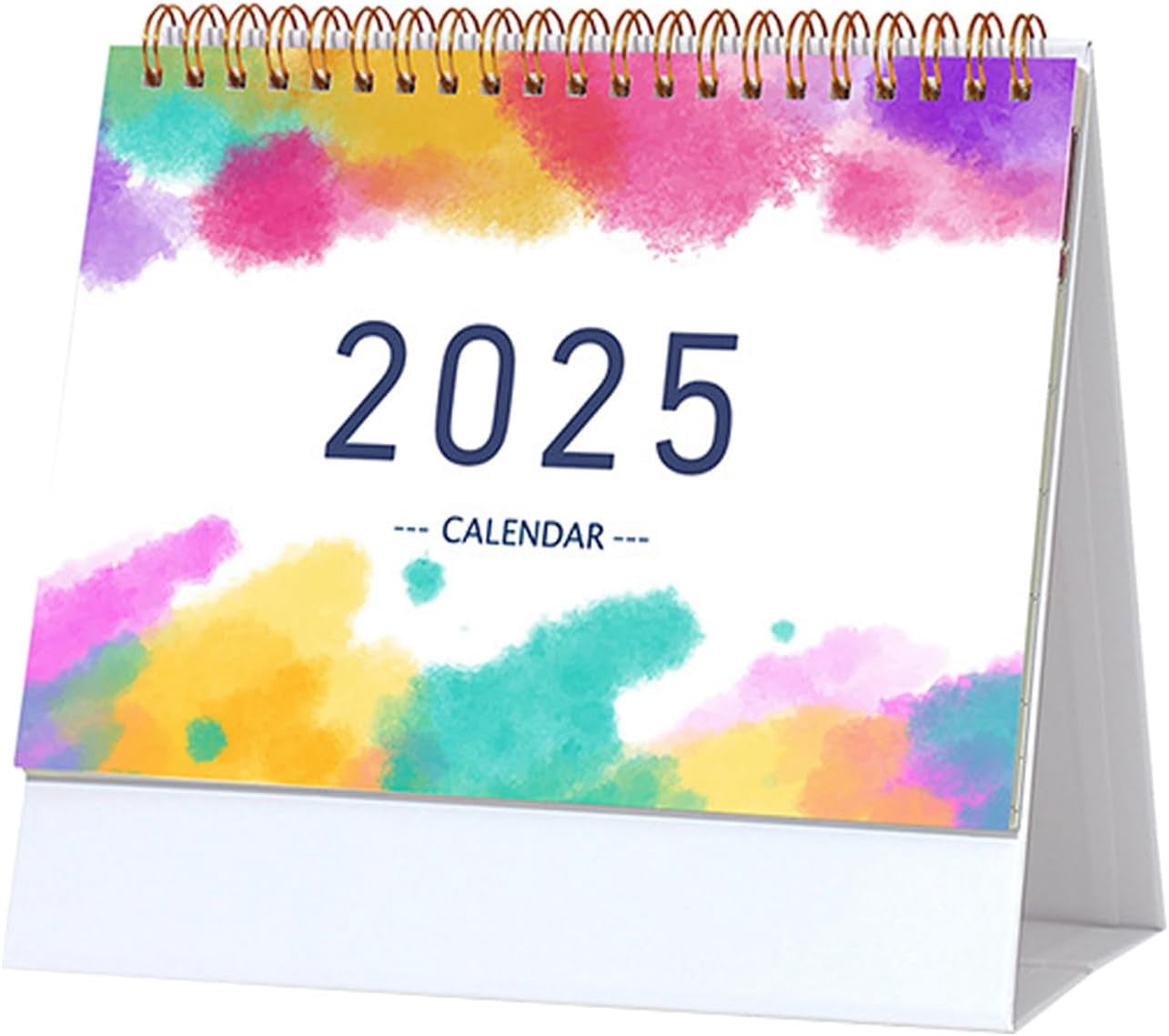 1Pc Desktop Calendars for 2025, 2024-2025 Standing Flip Desktop ...