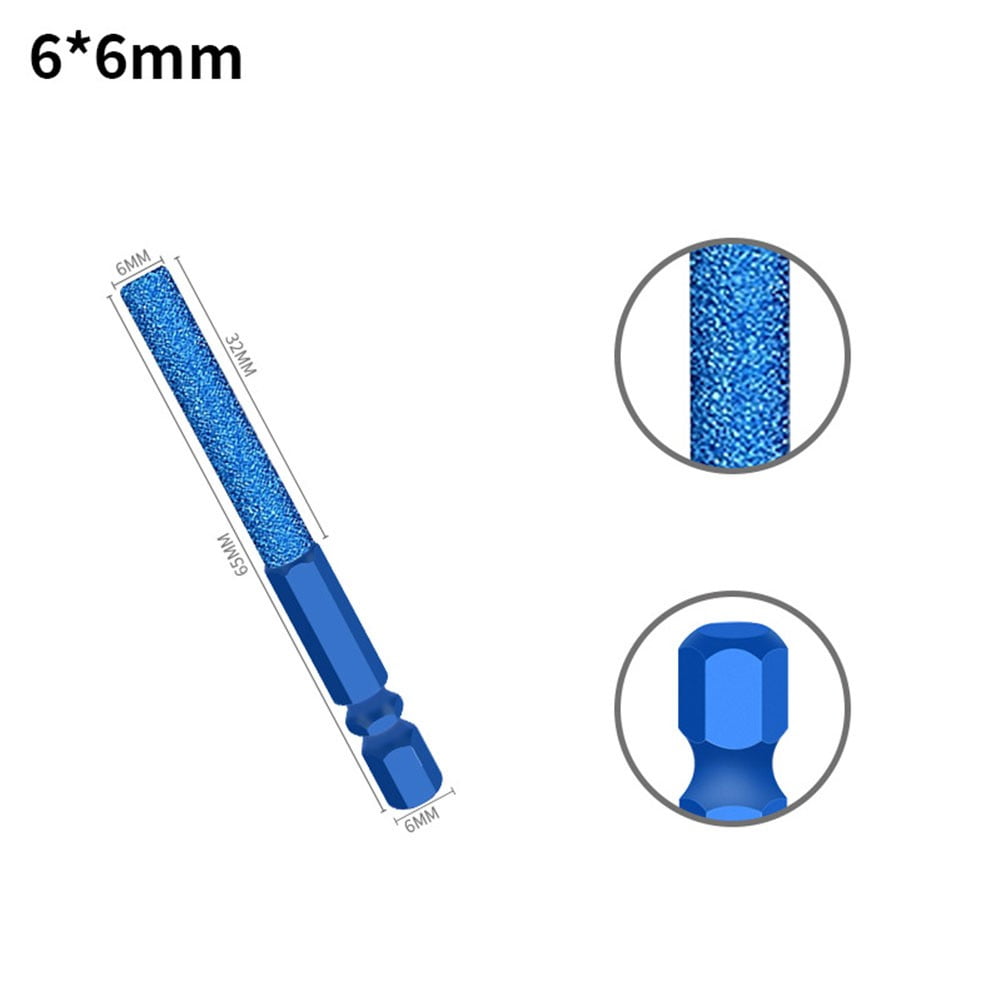 1Pc Diamond Coated Grinding Bits Milling Burr Bits For Rust Removal ...