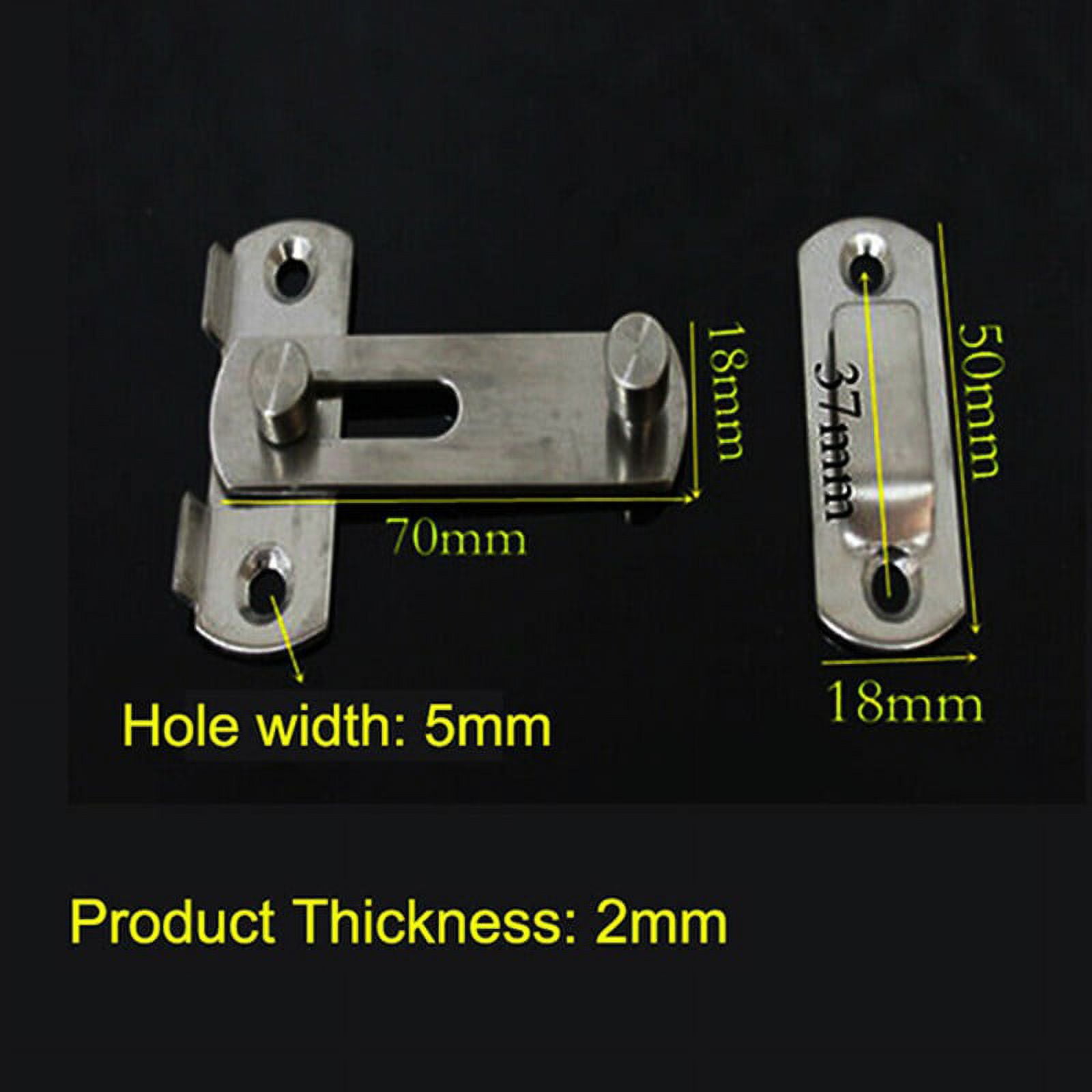 1Pc Door Lock Stainless Steel Sliding Door Gate Bolt Latch Pet Cage ...
