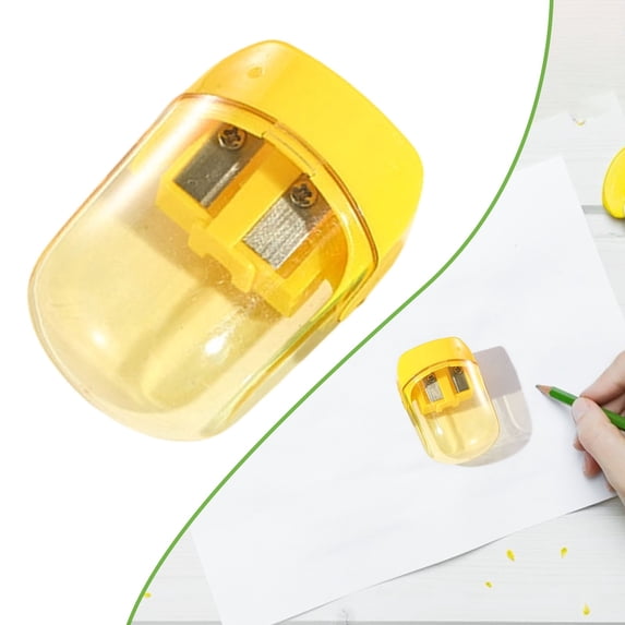 1Pc Dual Hole Manual Pencil Sharpener, Pencil Sharpener Bulk, Handheld ...