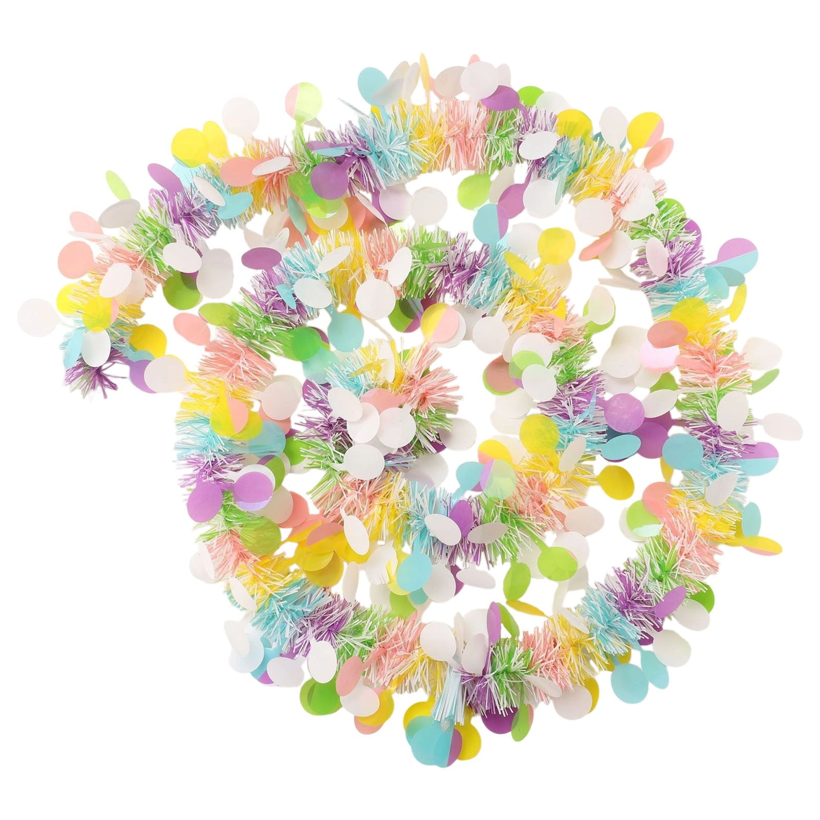 1Pc Easter Tinsel Garland, 6.5Ft Foil Garland Tinsel, Tinsel ...